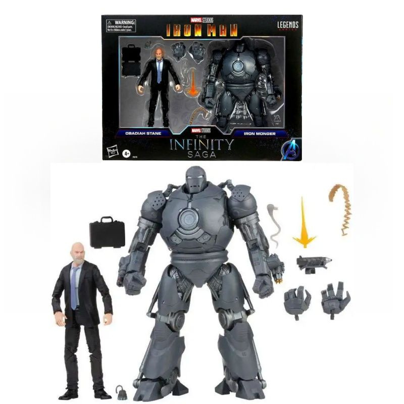 фигурки игрушки Iron Man Marvel Legends Obadiah Stane & Iron Monger ...