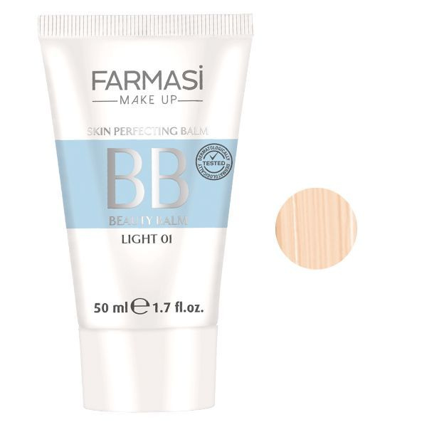 Farmasi BB Крем Светлый 01 50 мл - Увлажняющий и Выравнивающий Тон для ...