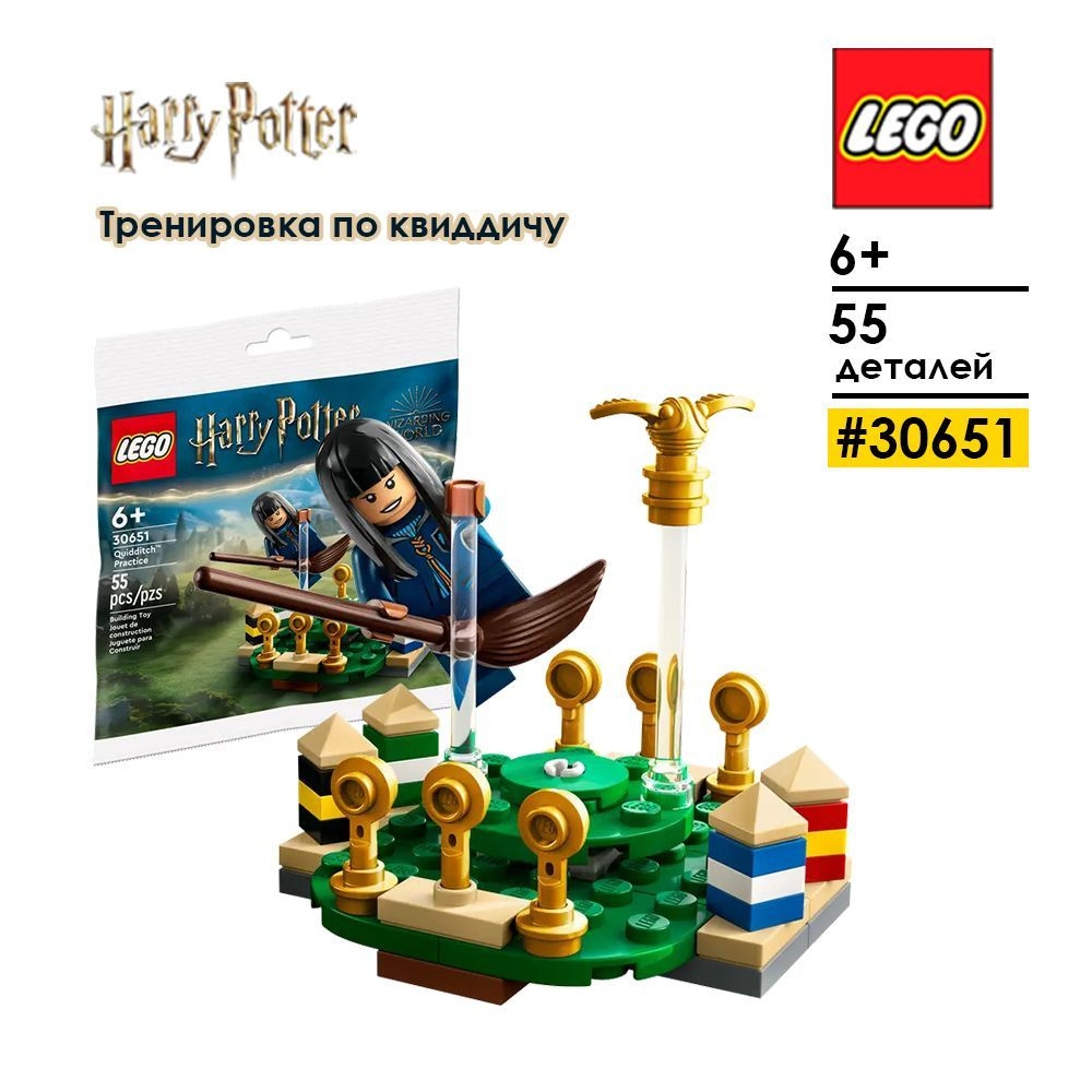 LEGO Harry Potter 30651 Тренировка по квиддичу,6+,55 деталей купить на ...