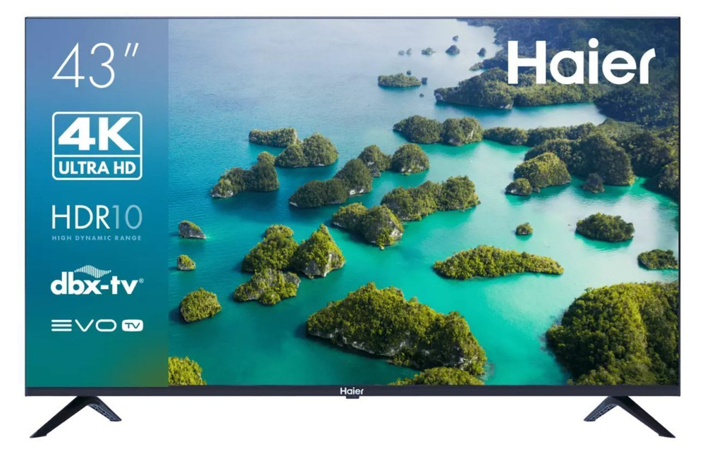 Haier Телевизор 43 Smart TV S2 43" 4K UHD, черный купить на OZON по ...