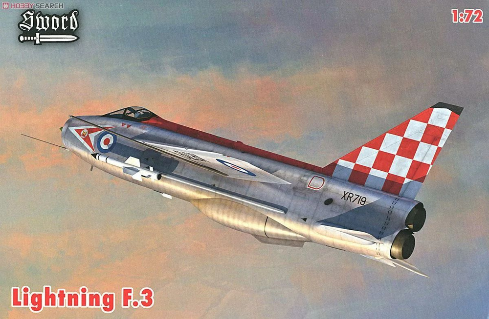 Сборная модель 1/72 BAC/EE Lightning F.3 - 2 decals versions (Sword ...