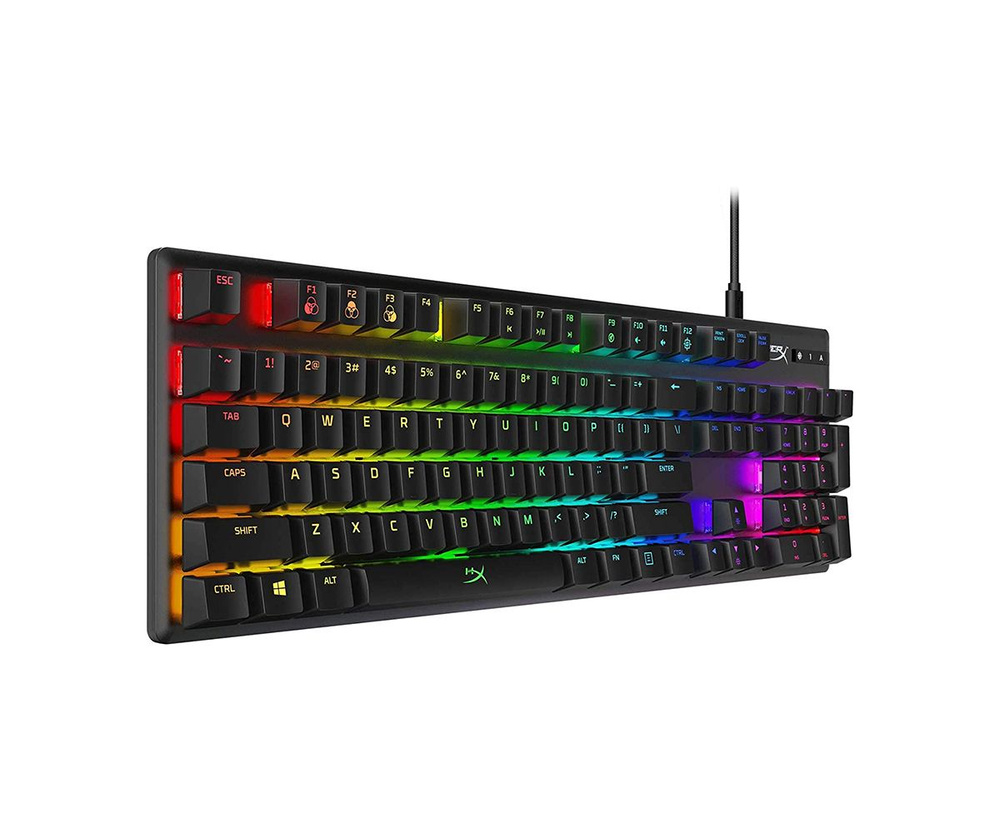 HyperX Клавиатура проводная Alloy Origins Red Switch, (HyperX Red ...