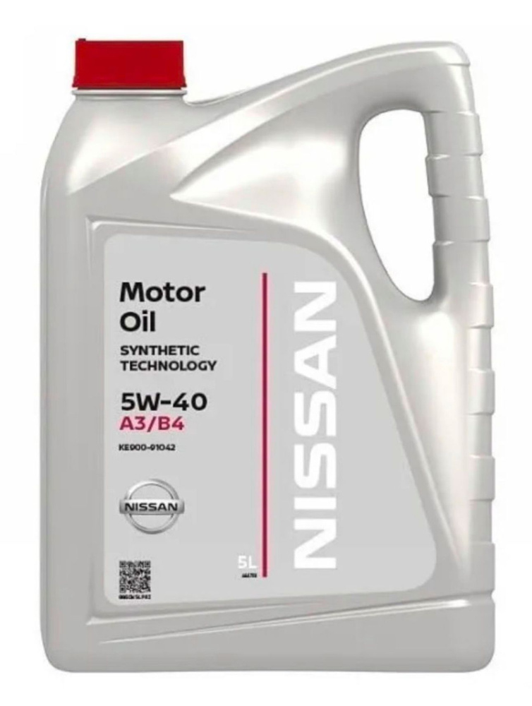 Масло моторное ON Nissan_Motor Oil 5W-40 Синтетическое 5 л Nissan ...