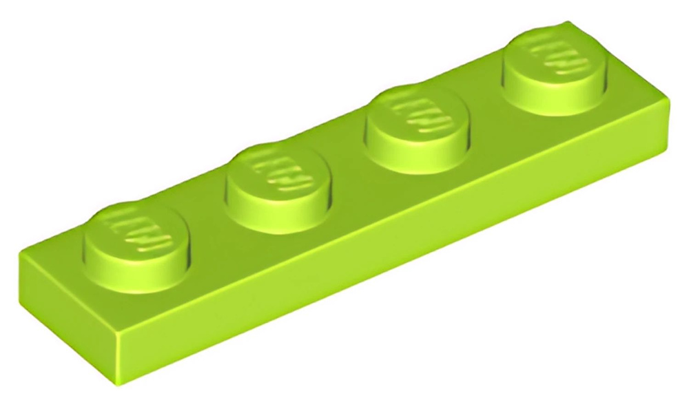 Деталь Lego 370 Lime (34) version U купить на OZON по низкой цене ...