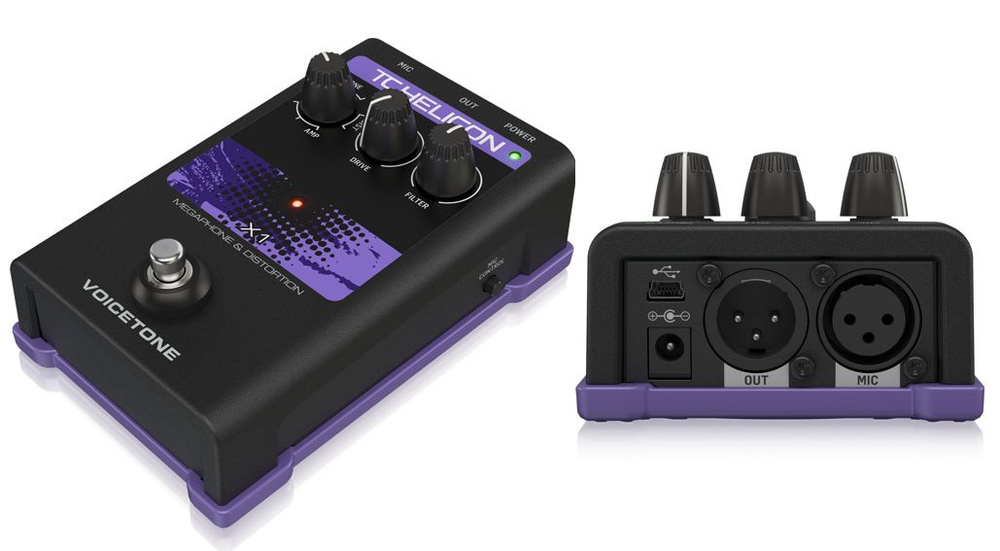 TC Helicon VOICETONE X1 педаль эффектов дисторшн и мегафон купить на ...