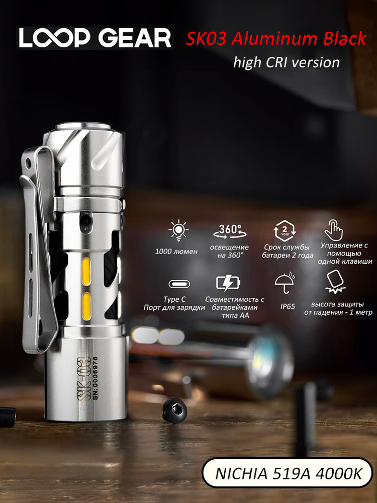 Loop Gear Фонарь-прожектор купить на OZON по низкой цене (1914739800)