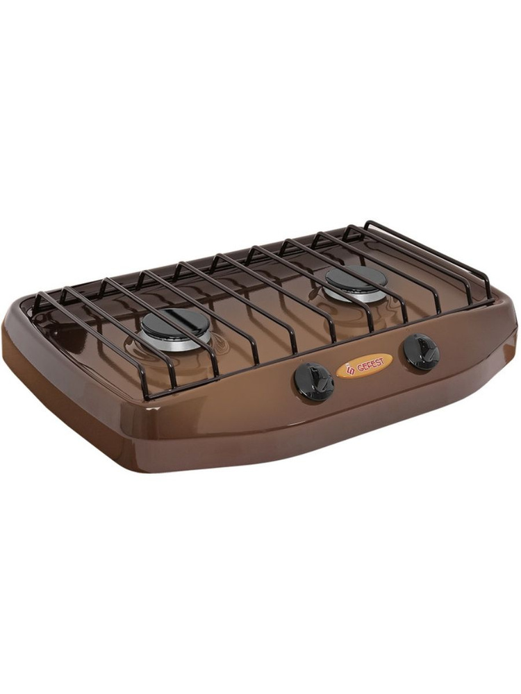 GEFEST Плита газовая настольная 700-02, коричневый купить на OZON по низкой цене (1989541561)