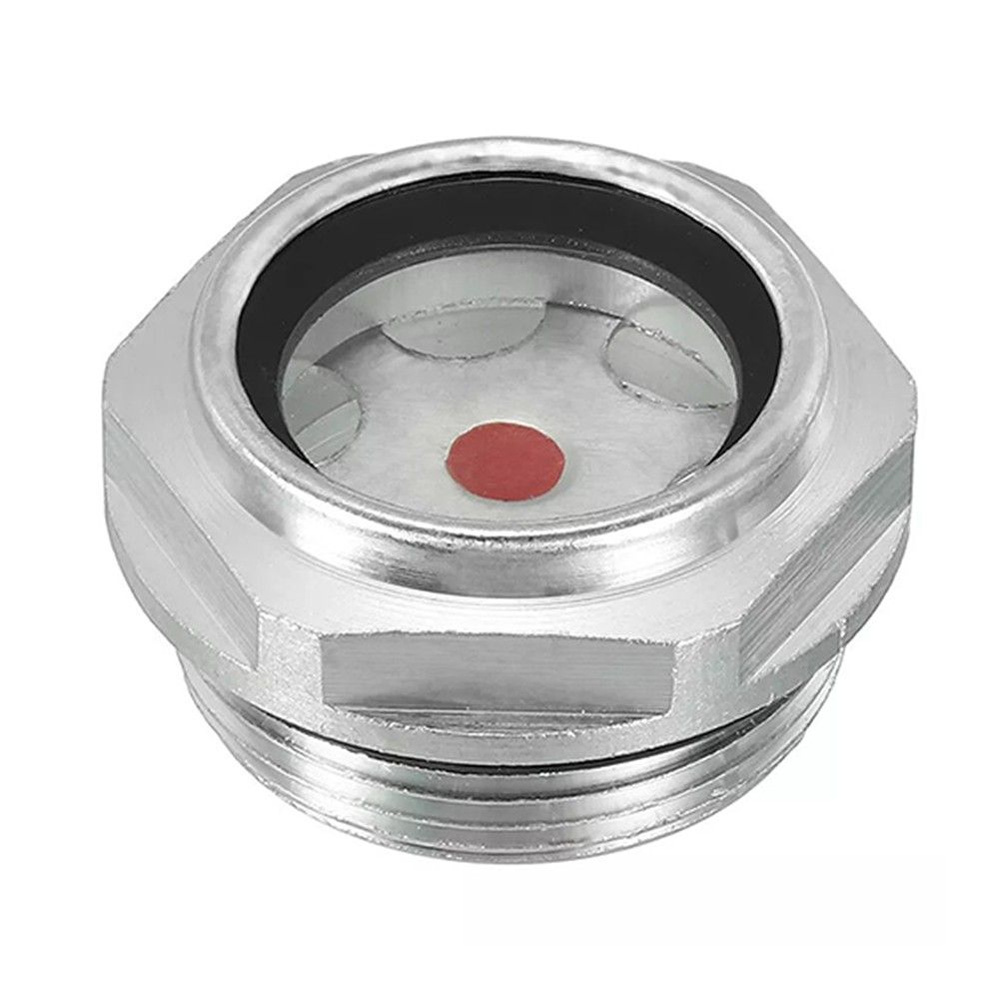 Смотровое стекло масла воздушного компрессора M30*0,5 алюминиевый указатель уровня масла купить ...