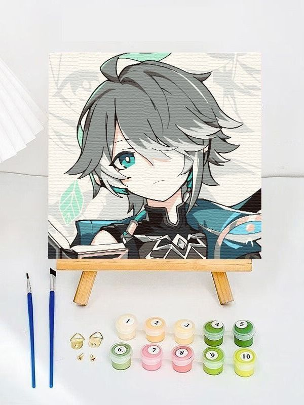 Картина по номерам,Геншин Импакт Альхайтам / Alhaitham Genshin Impact ...