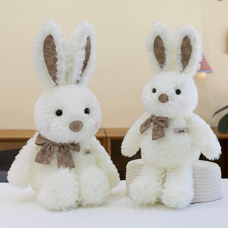 Плюшевая игрушка в виде большого белого кролика купить на OZON по ...