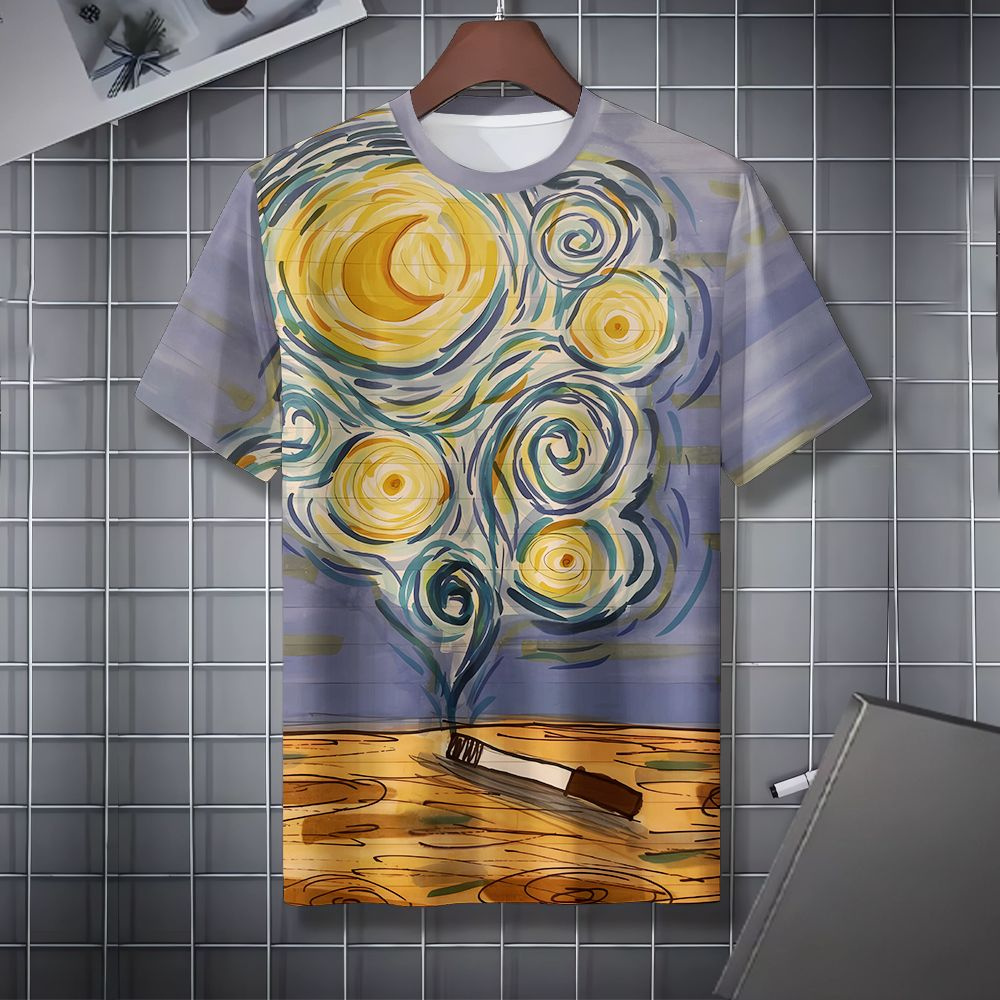 Футболка Мужской белый Короткий, размер 56 Полиэфирное волокно облегающий Повседневный Китай ...