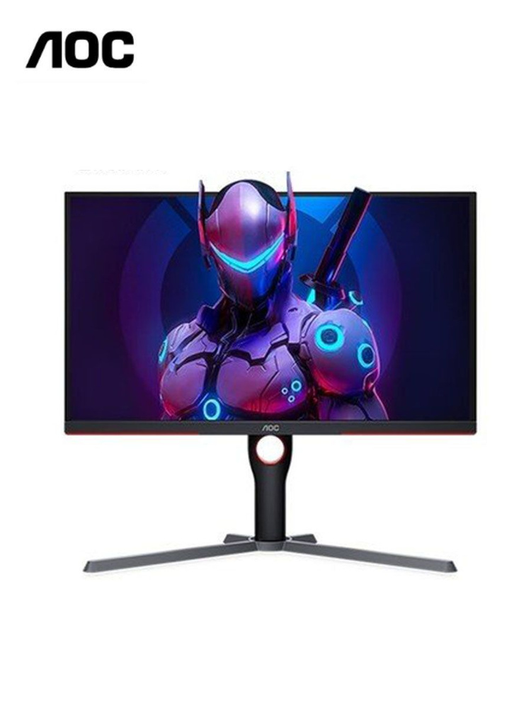 AOC 24.5" Монитор, черный, красный купить на OZON по низкой цене (2085336068)