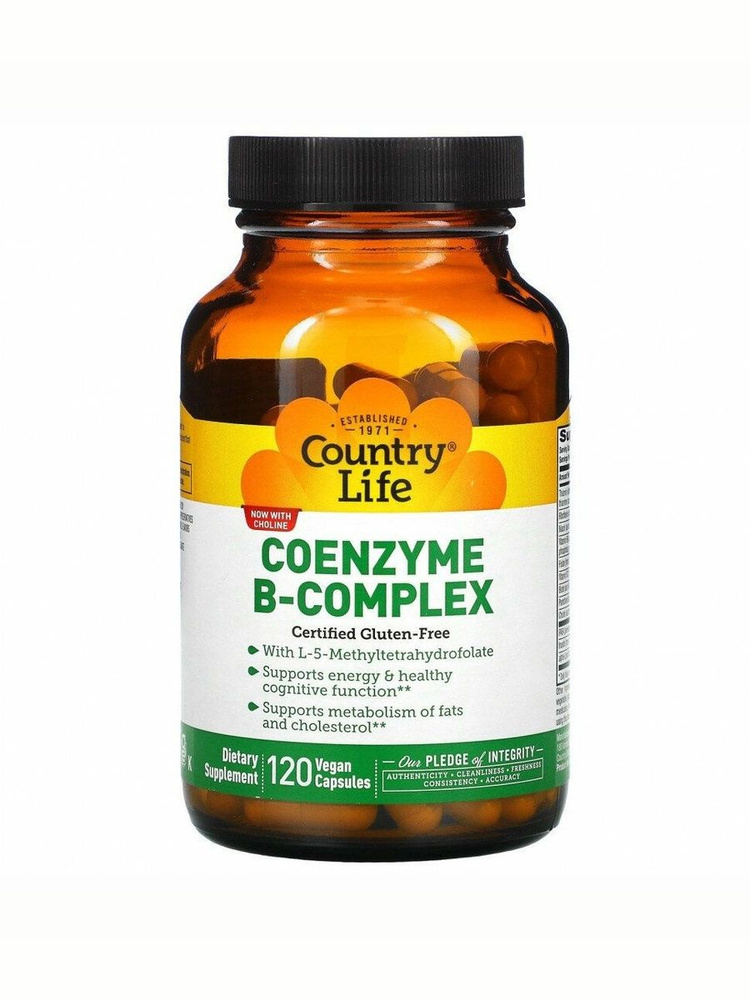 Country Life Coenzyme B-Complex Caps 120 капсул купить на OZON по ...