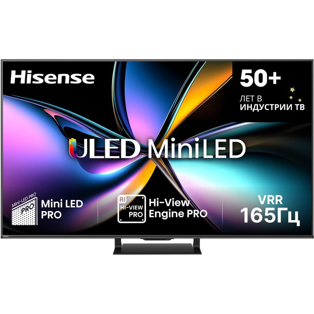 Hisense Телевизор Mini-LED 55U7Q PRO 55" Ultra HD, черный купить на ...