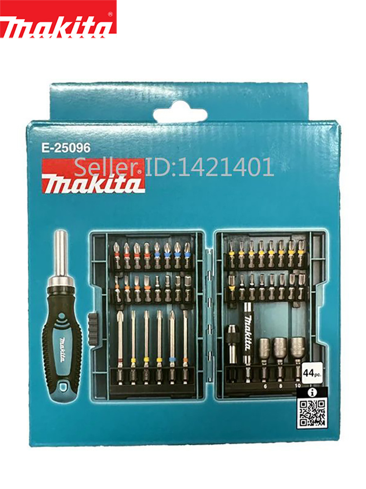 Makita E-25096 Набор отверток с храповым механизмом, 44 предмета ...