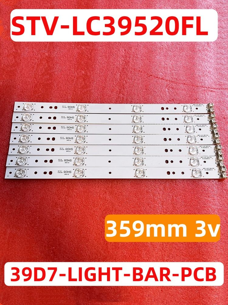 7шт. LЕD Подсветка 39D7-LIGHT-BAR-PCB PN-6003050412 для SUPRA STV ...