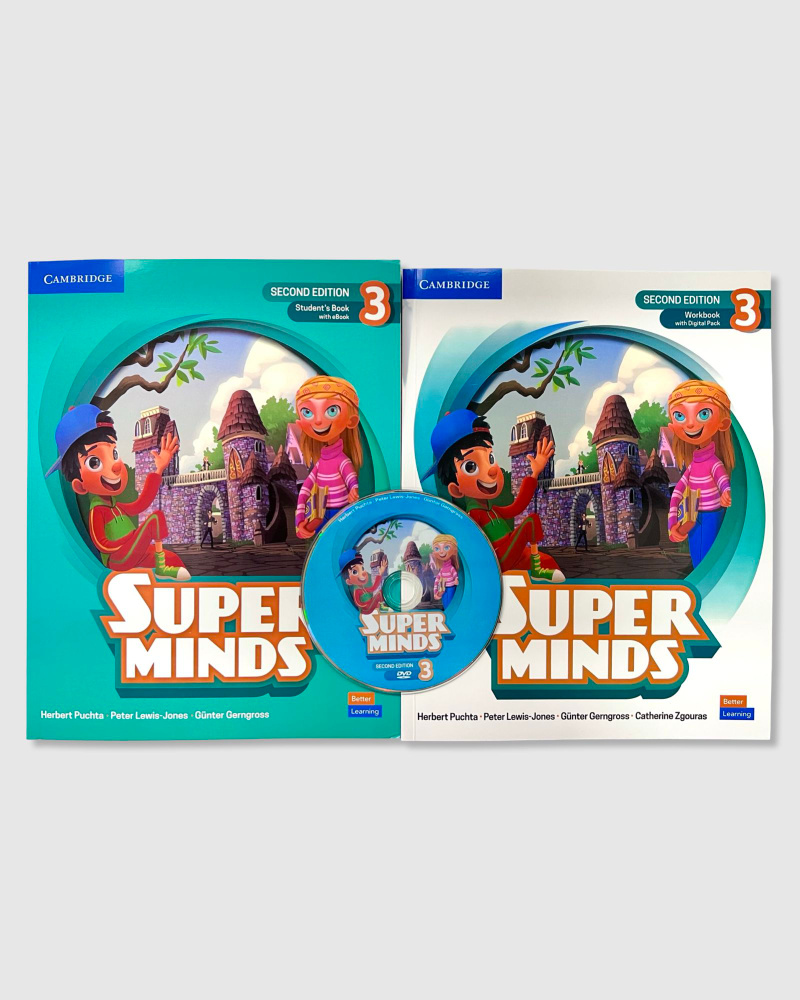 Super Minds 3 second edition (Student's book + Workbook + код) super minds 3 2nd edition купить ...