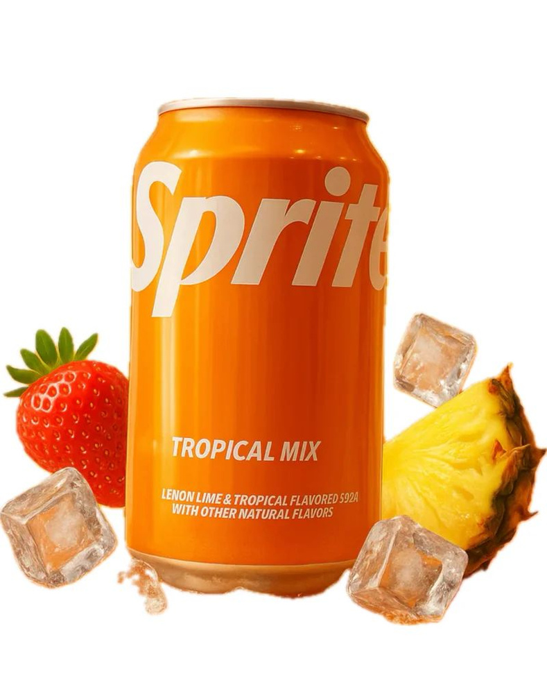 Газированный Напиток Sprite Tropical Mix (Спрайт Тропический микс). США ...