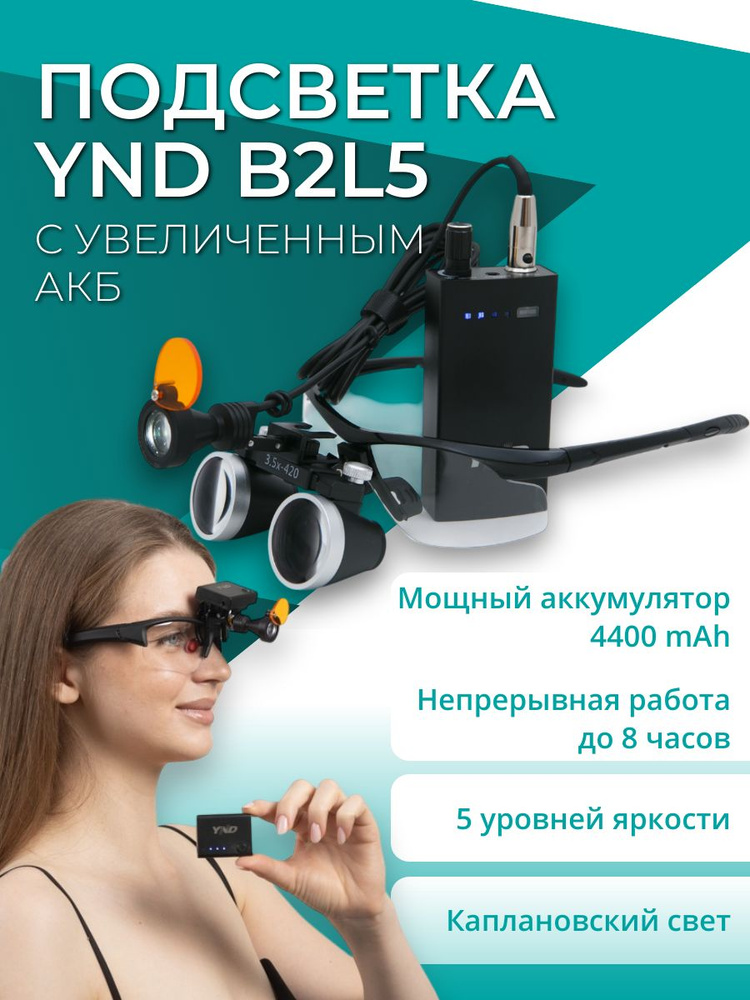 Подсветка YND B2L5 (с увеличенным АКБ) купить на OZON по низкой цене (2568721500)