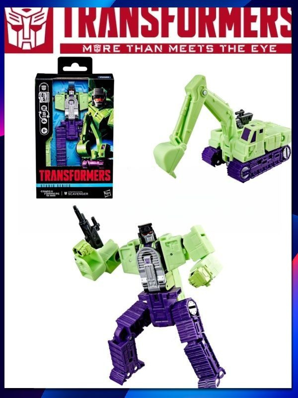 Трансформеры хасбро Игрушка 86 Constructicon Scavenger Deluxe Class ...