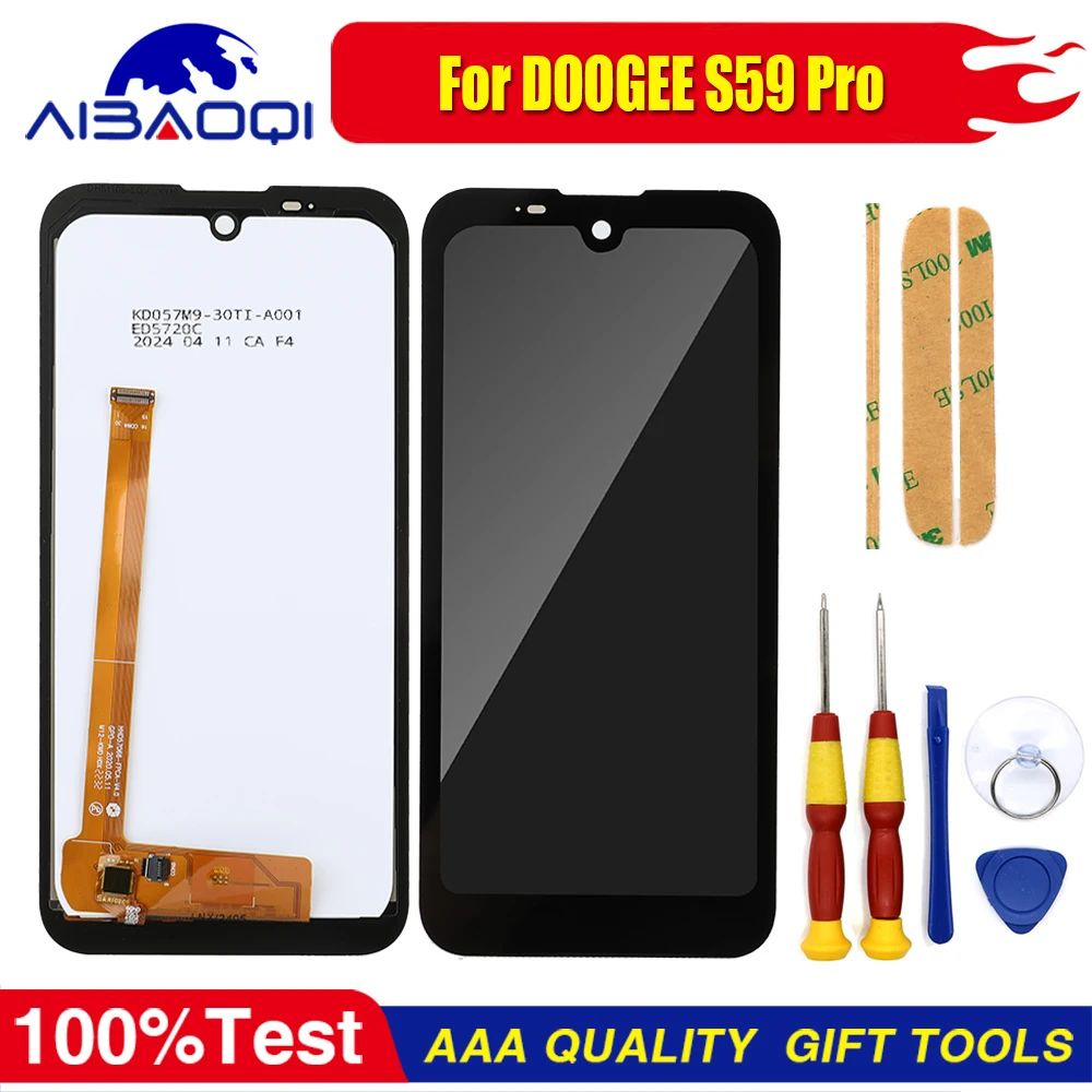 Новый ЖК-дисплей с сенсорным экраном в сборе для DOOGEE S59 Pro купить ...