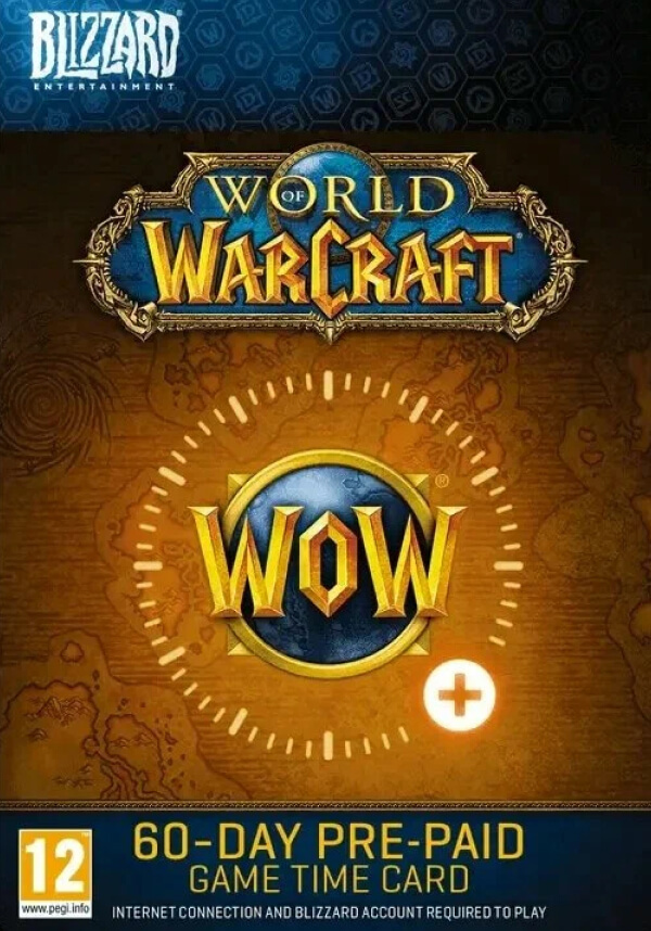 World of Warcraft Time Card 60 Days купить на OZON по низкой цене ...