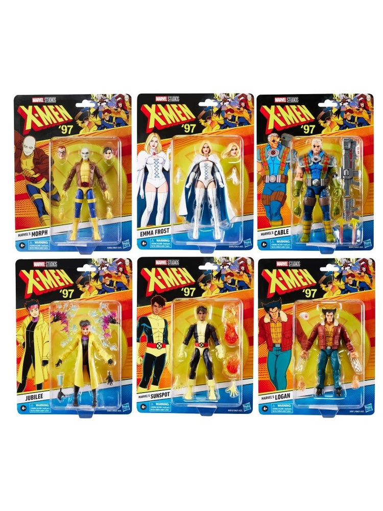 фигурки Hasbro Marvel Legends X-Men '97 Series Action Figures 6-Person ...