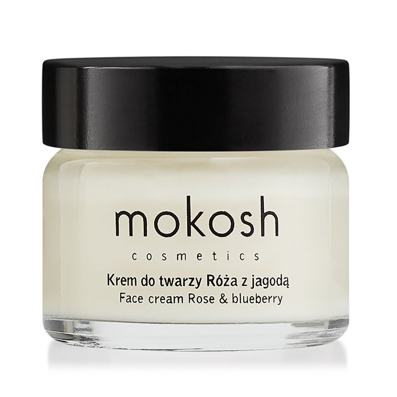 Mokosh Face Cream Rose & Blueberry MINI - Укрепляющий антивозрастной ...