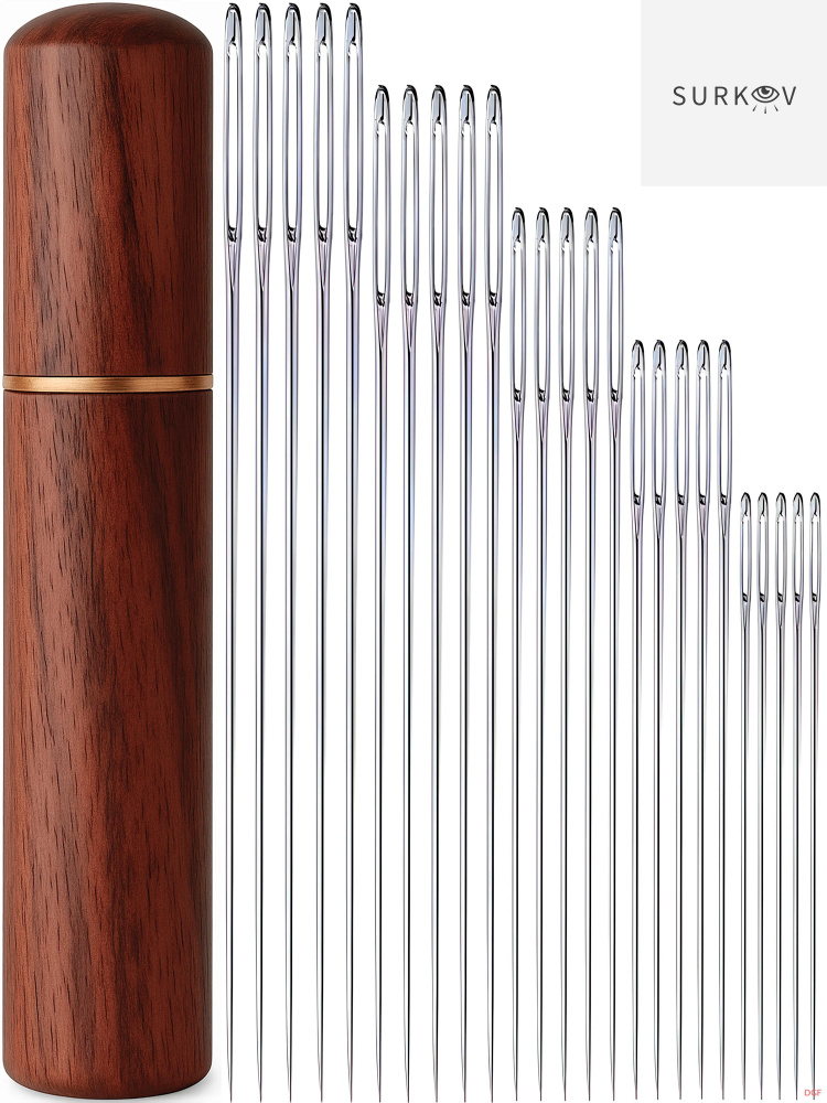 Surkov Иглы Для шитья №1, 2, 3, 7, 25 шт. купить на OZON по низкой цене ...