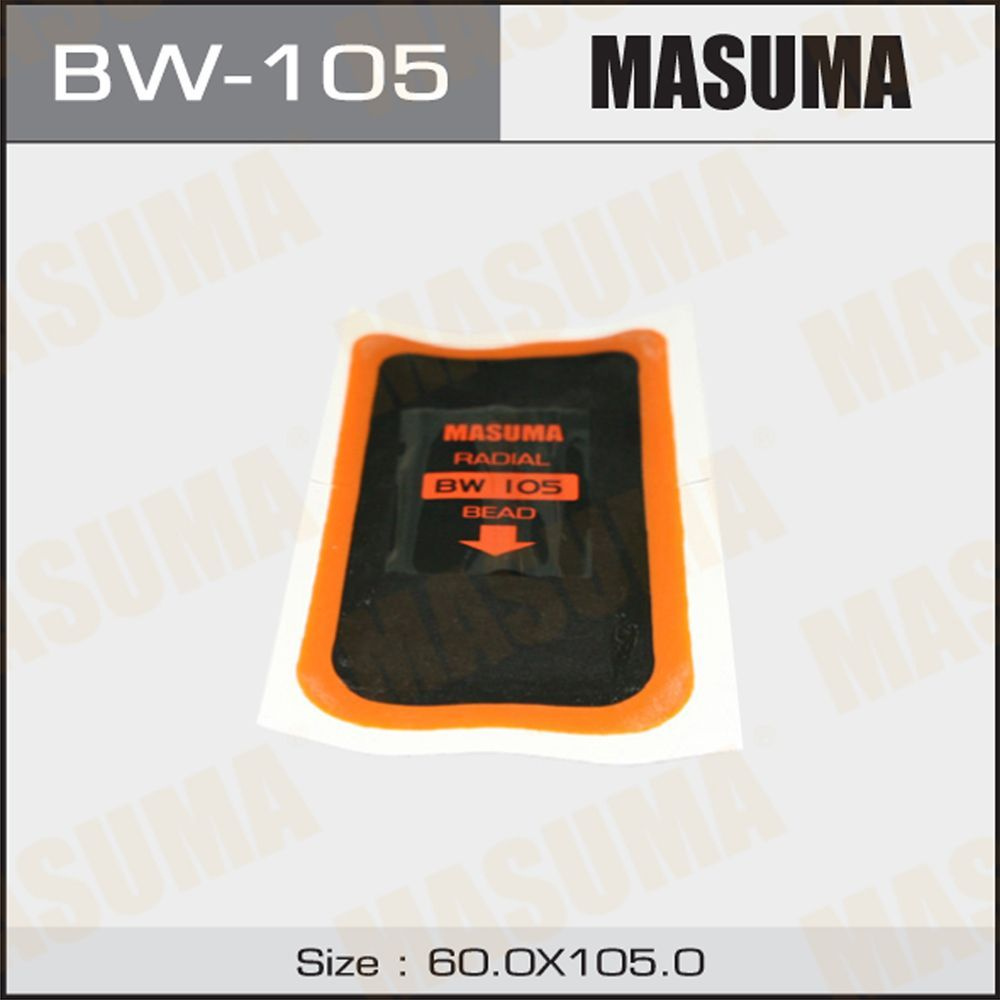 Заплатка для боковых порезов 60x105mm 1 слой корда для BW-105 MASUMA купить c доставкой на OZON ...