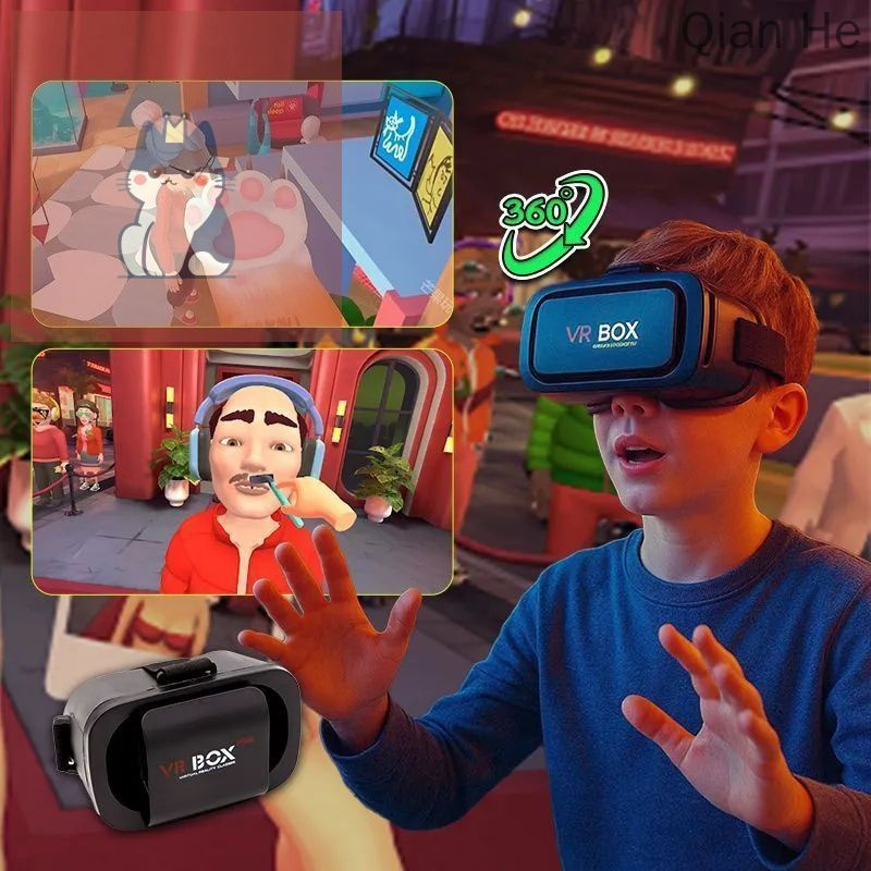 Шлем виртуальной реальности VR BOX 2 3D-VR купить на OZON по низкой ...