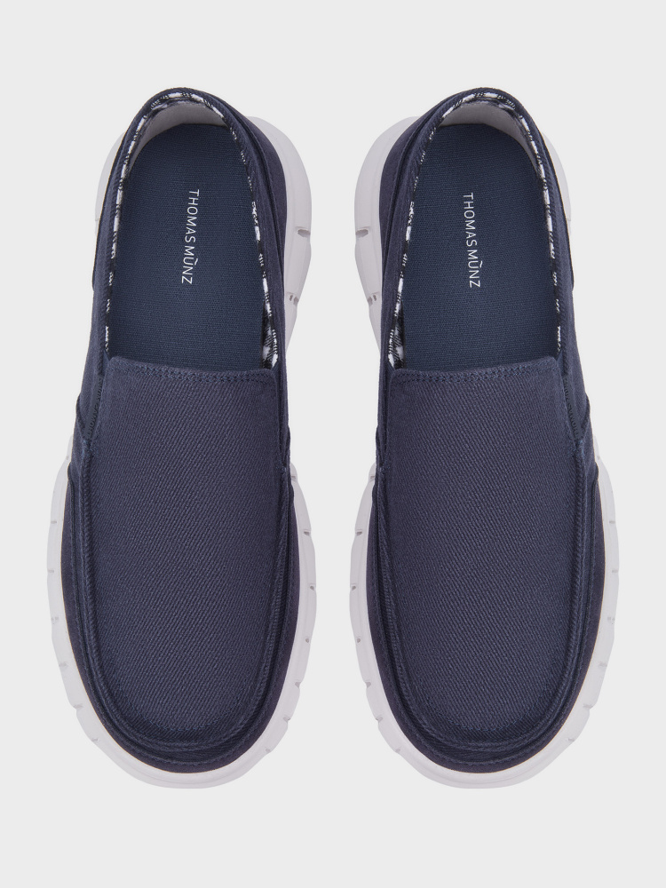Слипоны Мужской Thomas Munz Текстиль Фитнес, Бег, размер 43 6 На любой ...