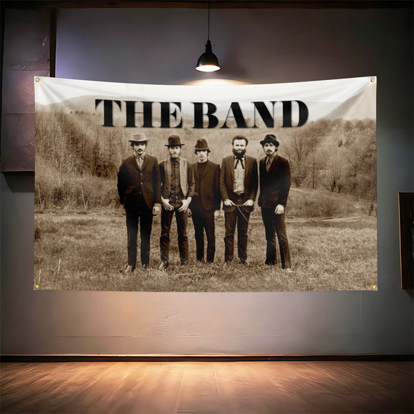 Флаг The Band, тканевый музыкальный флаг баннер 150 90 см, полиэстер ...