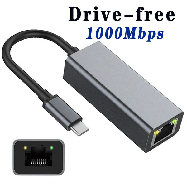 USB Type-C Hub Lan Adapter/ Сетевая карта USB Type-C/ Ethernet адаптер ...
