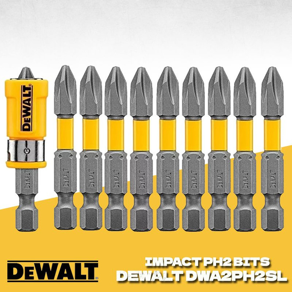 Биты для отверток DEWALT DWA2PH2SL MAXFIT 2 ''Ударный шуруповерт PH2 ...