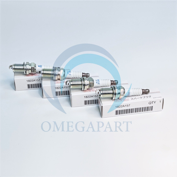 Свеча зажигания, комплект 4 шт., Mitsubishi 1822A157 купить на OZON по ...