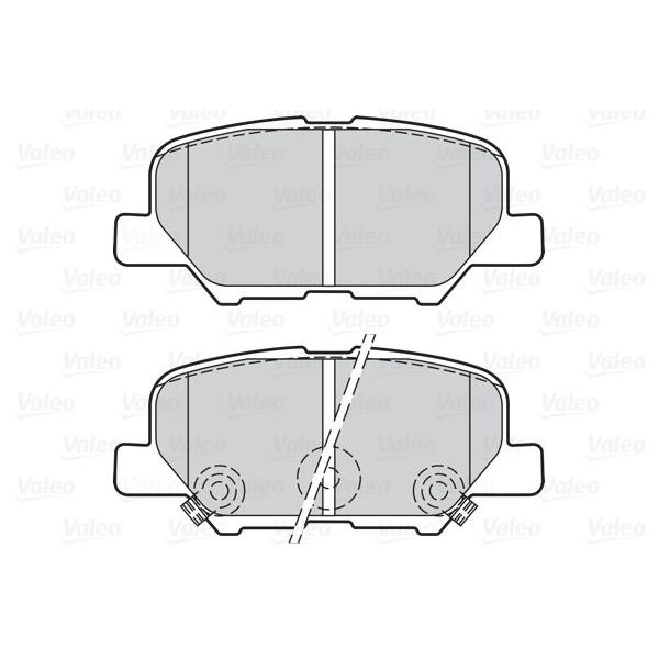 Колодки тормозные дисковые задние для Mitsubishi Outlander 3 рестайлинг ...