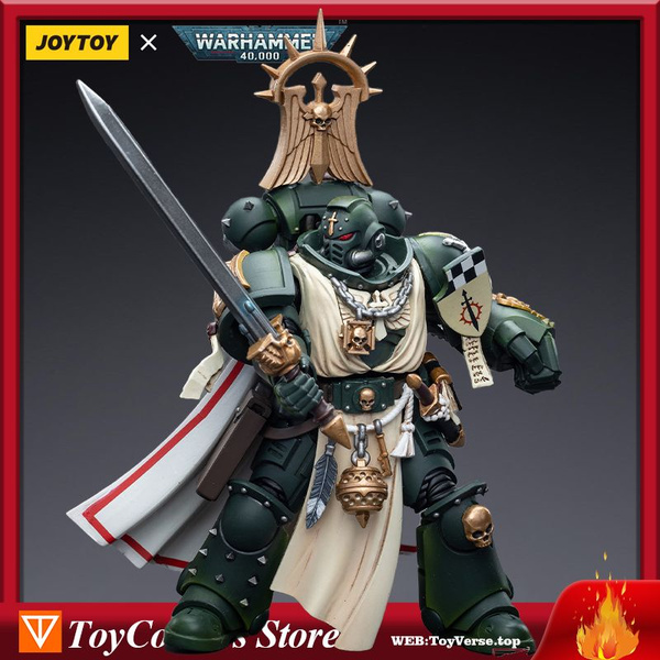 Подвижная фигурка JOYTOY Warhammer 40,000 Dark Angels Master with Power Fist Height:12.4cm ...