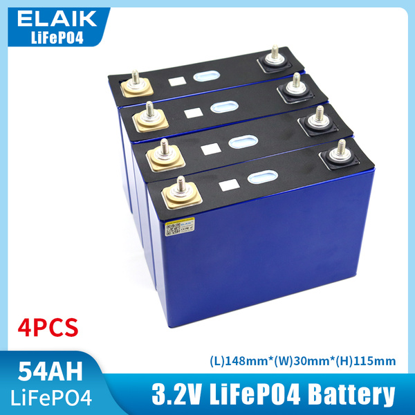 Аккумулятор AA 3.2V 54000 mah LiFePO4 54AH QR-код 3C разряда класса A DAY 12V 24V 48V литий ...