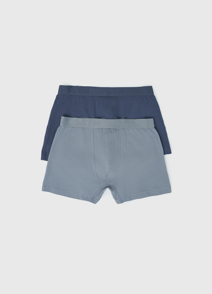 Трусы Мужской O'STIN транки Текстиль сталь, размер 48 Китай Повседневный Однотонный купить c ...