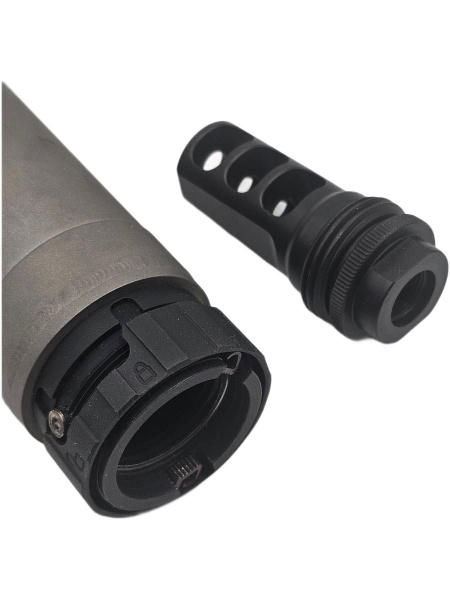 Комплект ДТК Silencerco Specwar 556 AC142 на резьбу 1/2*28 и БАНКА ...