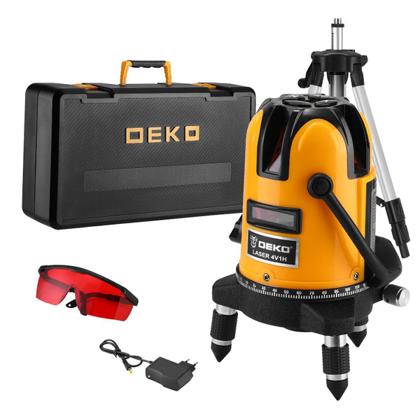 Уровень лазерный самовыравнивающийся в кейсе DEKO LL57 PRO SET 2 ...