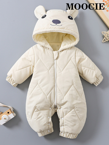 Комбинезон Мальчики MOOCIE, размер 80 бежевый Зима Политекс купить c доставкой на OZON по низкой ...