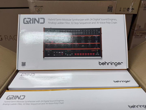 Behringer Grind Полумодульный профессиональный перкуссионный настольный ...