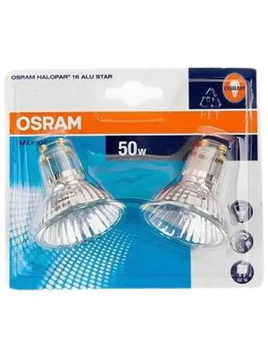 Лампа Osram 64824 FL GU10 50W 240V галогенная/ 2 шт. на блистере купить на OZON по низкой цене ...