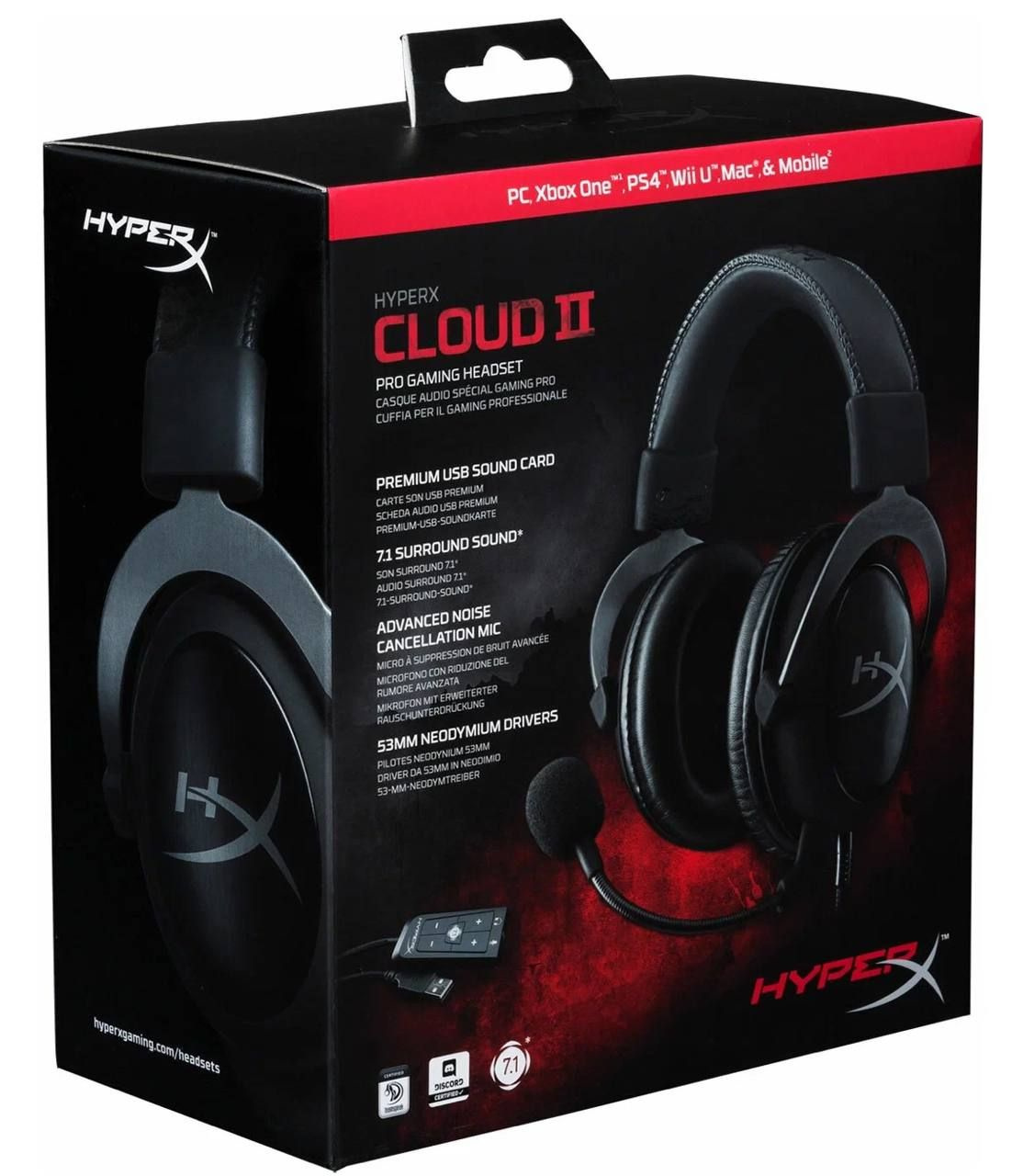 Накладные Накладные HyperX Hyper_cloud_2_ Проводное 60 Hyper_cloud_2 ...
