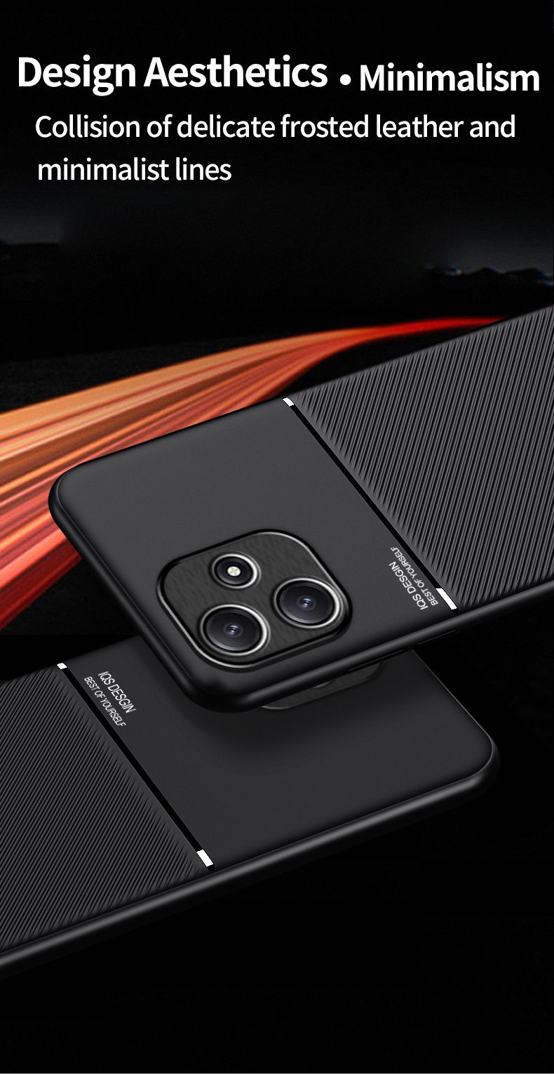 FASNYA Чехол из деловой кожи для Redmi 12 5G / Redmi Note 12R/ Poco M6 Pro 5G (Редми 12 5G ...