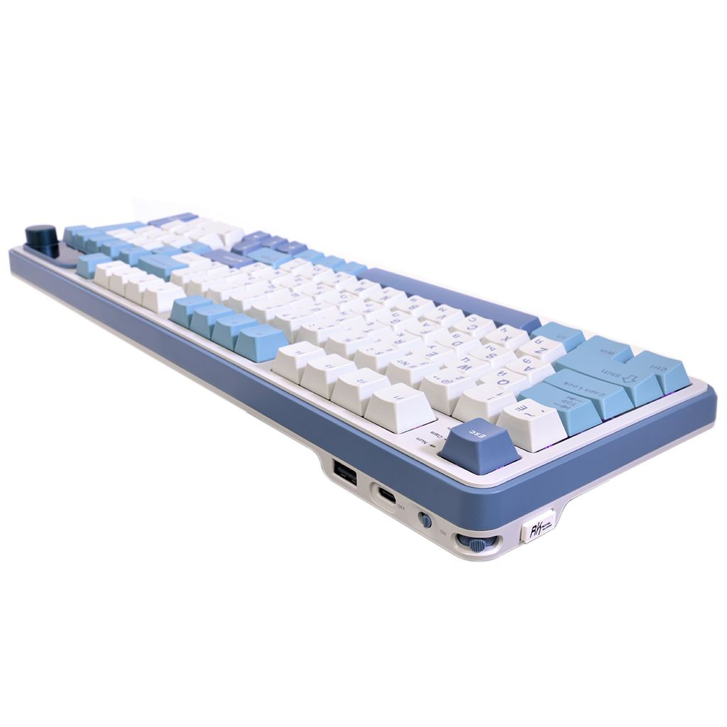 Механическая клавиатура Royal Kludge RK-S98 Light Cloud RK Chartreuse ...