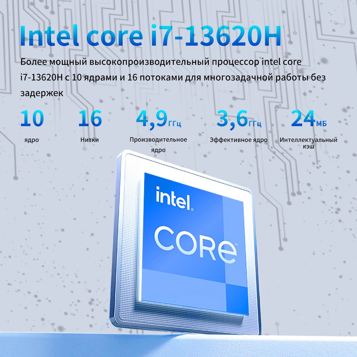 Ноутбук Neobihier i7-13620 Intel Core i7-13620H 32 ГБ 32 ГБ, серый ...