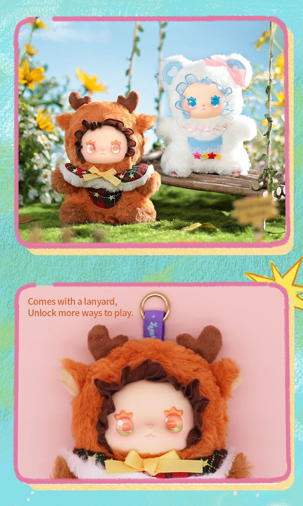 Кукла Lovely Emma Карманный зоопарк блайнд-бокс/Фигурка сюрприз/Lovely ...